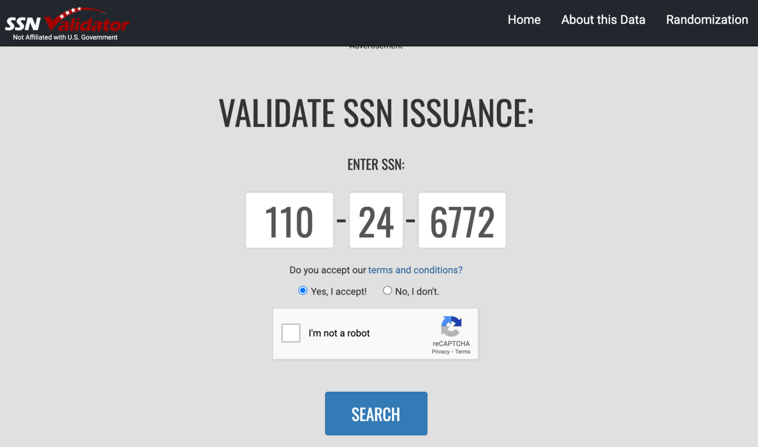 美国SSN验证器 – 1024.ee
